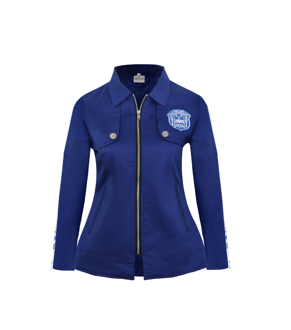 Zeta Phi Beta Trench Jacket -Greekian